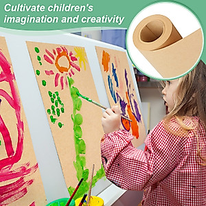 15"×400" Brown Paper Roll, Brown Wrapping Paper, Craft Paper, Wrapping Paper, Packing Paper for Moving, Packing, Gift Wrapping, Wall Art, Table Runner, Floor Covering