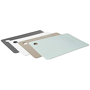 Tovolo Small Set of 4 Assorted Colors, Food Meal Prep Flexible Kitchen, BPA-Free Plastic Board, Dishwasher-Safe Cutting Mats