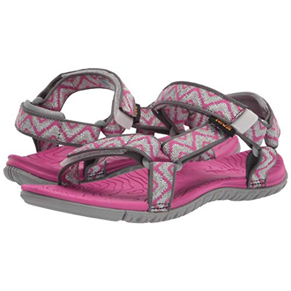 Teva Girls Hurricane 3 Sandal, Balboa Fucshia RED, 7 Toddler