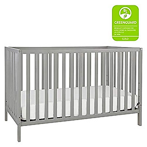 DaVinci Union 4-in-1 Convertible Crib in Grey, Greenguard Gold Certified