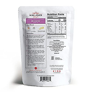 Miss Jones Baking Monster Cookie Mix - Gluten Free, 25% More Chocolate, 50% Lower Sugar, Lactation Cookie, Naturally Sweetened Desserts & Treats (Pack of 1)