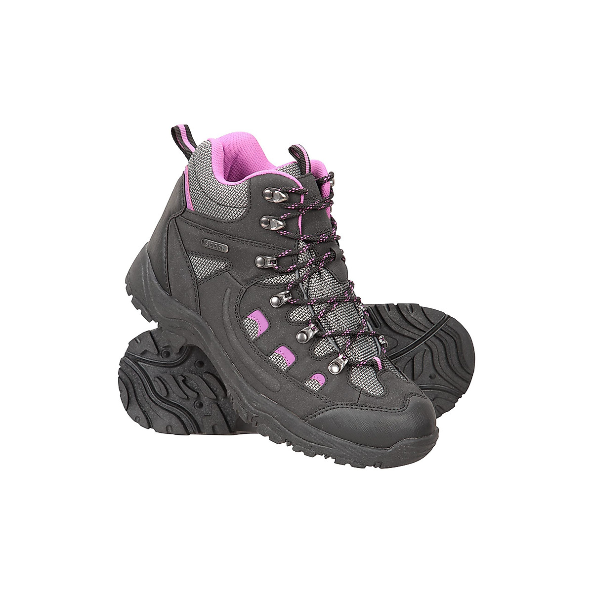 Mountain Warehouse Adventurer Womens Waterproof Hiking Boots Black Womens Shoe Size 9 US