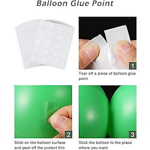 Magipipe 11 Holes Plastic Balloon Sizer Box Cube, Balloon Size Measurement with 200Pcs Balloon Glue Point for Balloon Decorations, Balloon Arches and Balloon Columns