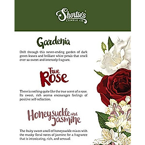 Shortie's Candle Company Natural Floral Soy Wax Melts Variety Pack - 3 Highly Scented 3 Oz. Bars - Gardenia, True Rose, Honeysuckle Jasmine - Soy & Essential Oils, Phthalate & Paraffin Free, Vegan