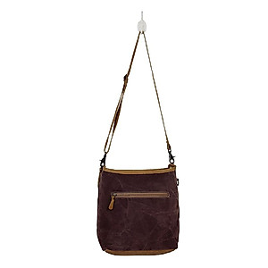 Myra Bag female Brandish Shoulder Bag Upcycled Canvas & Leather S-2656