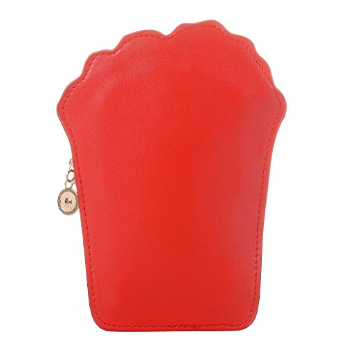 QZUnique Food Shape Cross Body Bag PU Cartoon Purse Ice Cream Sholuder Bag Handbag with Removable Chain