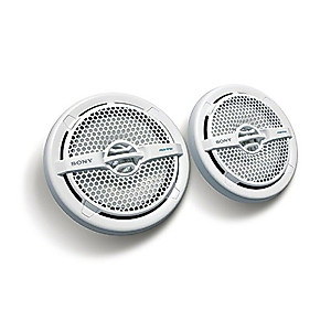 Sony XSMP1611 6.5-Inch Dual Cone Marine Speakers (White)