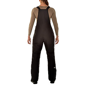 Arctix Women's Essential Insulated Bib Overalls, Black, Small Short