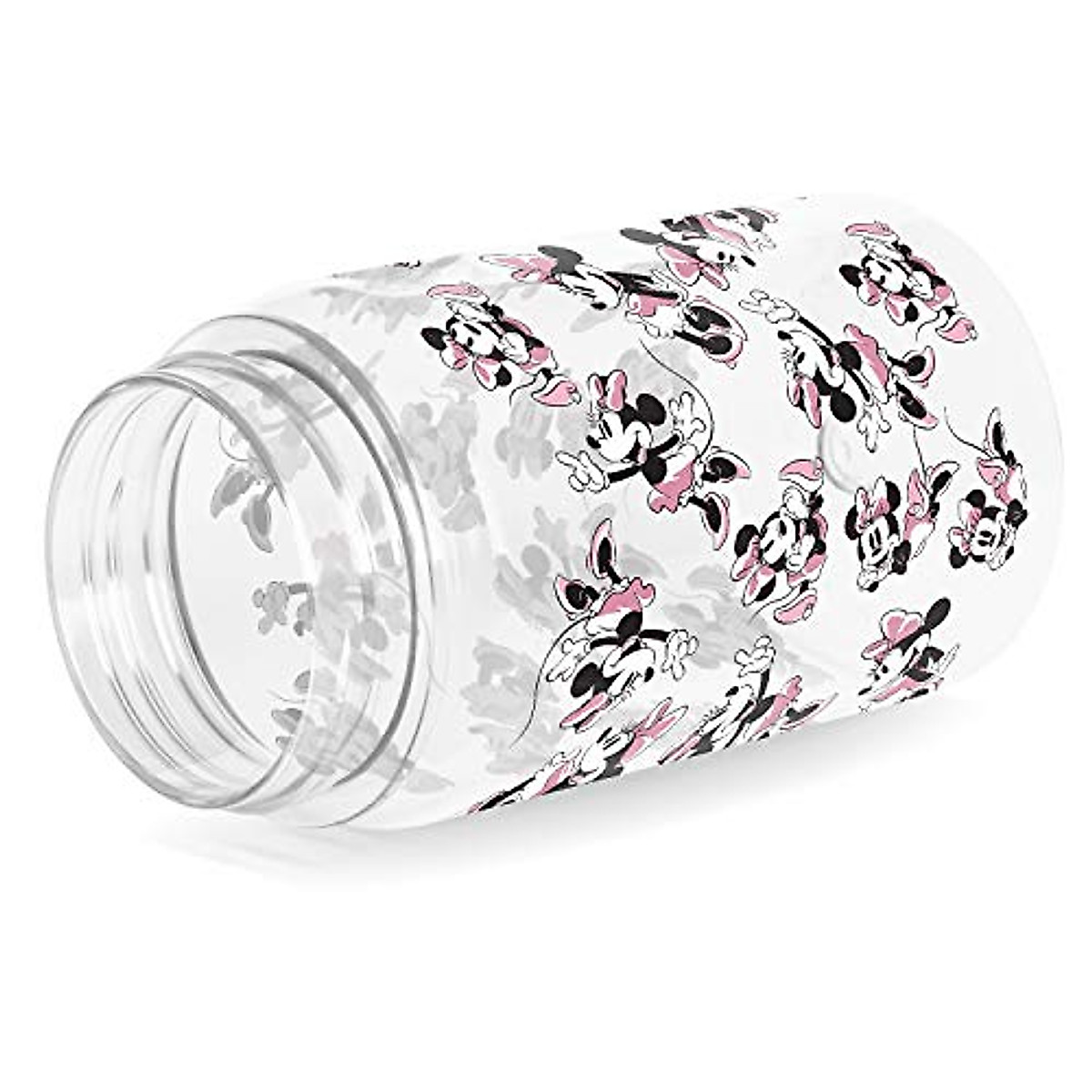 Simple Modern Disney Kids Water Bottle Plastic BPA-Free Tritan Cup with Leak Proof Straw Lid | Reusable and Durable for Toddlers, Girls | Summit Collection | 12oz, Minnie Mouse Retro