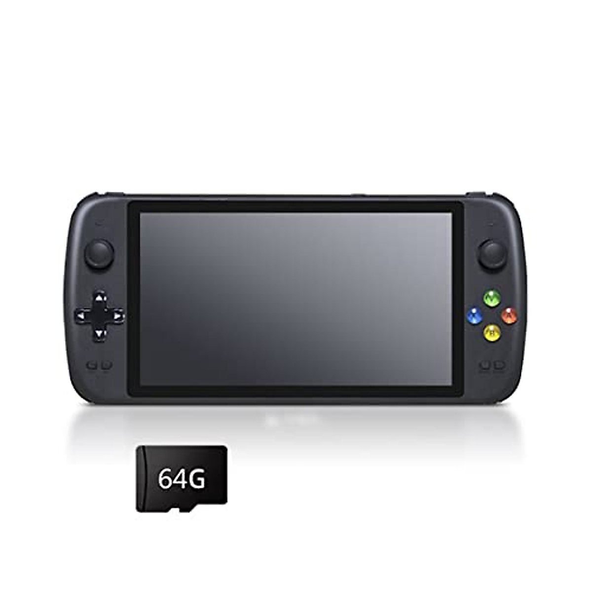 JANN Mini Retro Handheld Game Console, Retro Game Player, Portable Video Game Console 7 Inch Screen Built-in 6,000 Classic Game, 64G Retro Arcade for Kids & Adults