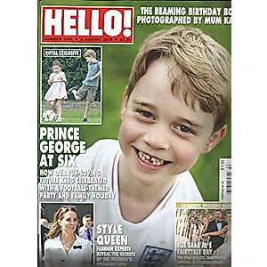 HELLO! MAGAZINE UK EDITION PRINCE GEORGE AT SIX AUGUST, 05th 2019 NO 1595