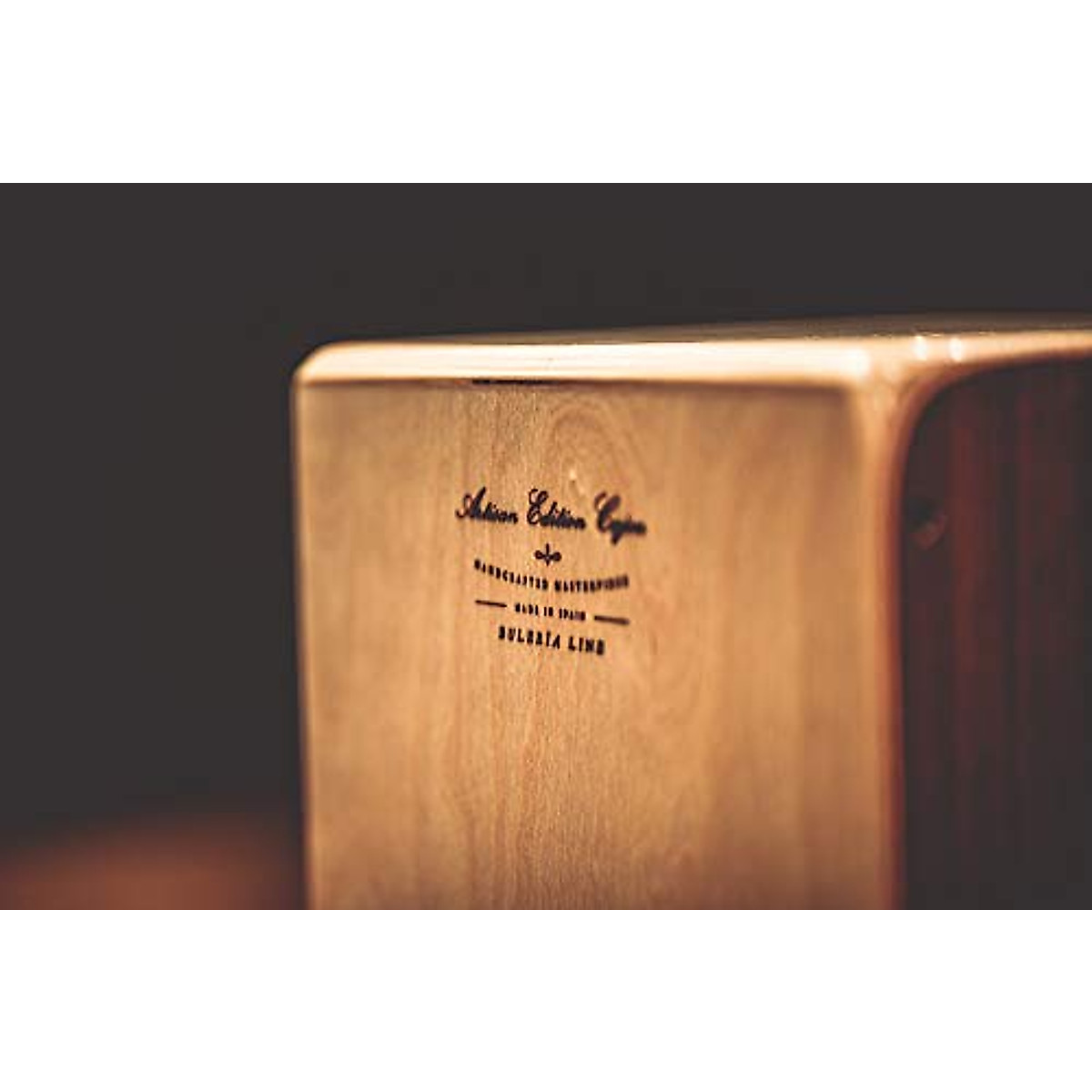 Meinl Artisan String Cajon with Mongoy Frontplate / Baltic Birch Body - MADE IN SPAIN - Bulería Line, 2-YEAR WARRANTY (AEBLMY)