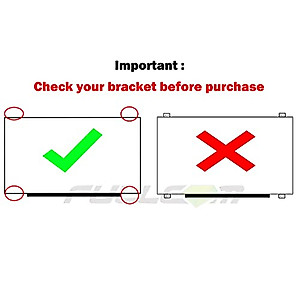 FULLCOM New LCD Replacement Screen 14.0 Inch N140HCA-EBA FHD 1920x1080 IPS 30 Pin Glossy Compatible with B140HAN03.8/B140HAN03.6/N140HCA-EBA/N140HCE-GP2 for Laptop/Display/Screen/LCD Application