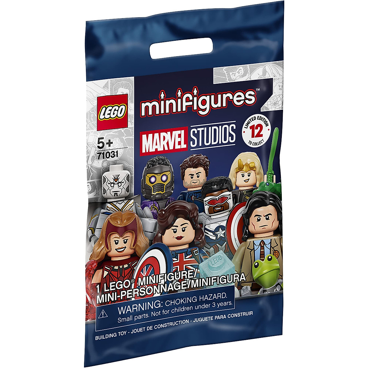 LEGO Minifigures Marvel Studios 71031 Building Kit; an Awesome Gift for Fans of Super Hero Building Toys; New 2021 (1 of 12 to Collect)