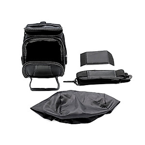 FOSOTO Waterproof (with Rain Cover) Black Camera Case Bag Compatible for Canon EOS M10 M6 M2 Mrak II M50 M100 Rebel T3i T4i T5 SL1, Nikon P600 D3300 D3400 D5100 D5300 D7200,Sony RX10M3,Olympus EM10