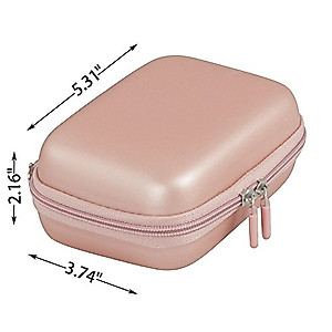 Hermitshell Hard EVA Travel Case for HP Sprocket Portable Photo Printer (Rose Gold)