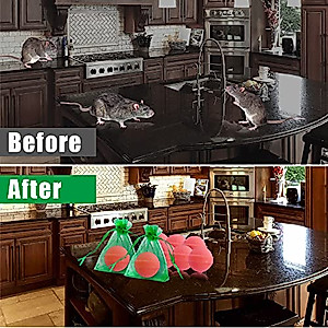 15 Pack Rodent Repellent Peppermint Oil to Repels Mice and Rats Spider and Other Rodents, Rat Repellent for Home Garages RV Closets Trucks Car Engines, Mouse Deterrent for Keep Mice Out (Pink)