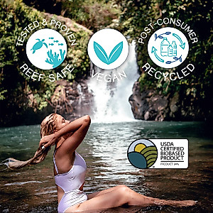 STREAM 2 SEA Boaters and Campers Hair Shampoo and Conditioner Set, 4 oz Reef Safe Fragrance Free All Natural Shampoo and Conditioner For Camping, Hiking and Boating, Paraben Free Hair Care