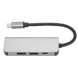 TypeC/USB3.0/for HDMI Interface Type‑C Multiport Adapter, Efficient Heat Dissipation USB‑C Docking Station, for HDTV