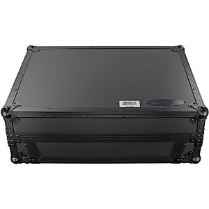 Odyssey Cases Denon Prime 2 Glide StyleTM Black Flight Case with 1U Rack Space.