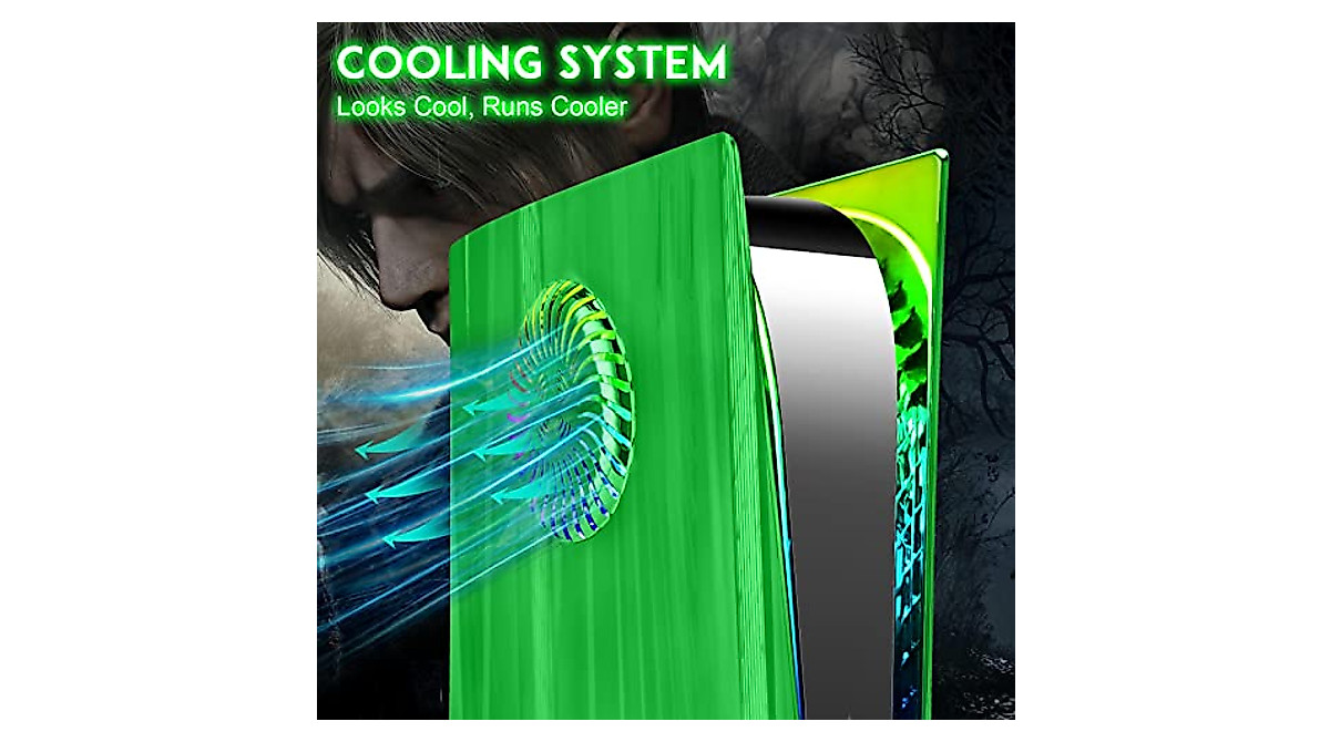 Upgrade PS5 with SIKEMAY LED RGB Plates & Cooling Vents