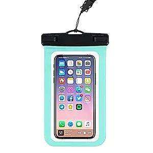 Harapu Universal Waterproof Phone Pouch Case Compatible for iPhone 13 12 11 Pro Max XS MAX XR X 8, Galaxy S21 S20 S11 S10 S8 S8+, Most Phone up to 6.5" Diagonal, Green