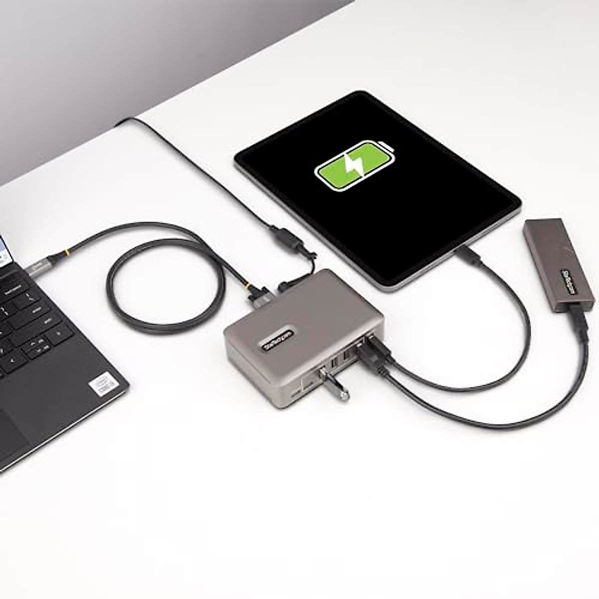 StarTech.com 10-Port USB-C Hub - 8x USB-A/2x USB-C - Self-Powered w/65W Power Supply - USB 3.1 10Gbps - Desktop/Laptop USB Hub w/USB-IF Certified 3ft Locking Cable, USB C Splitter (10G8A2CS-USB-C-HUB)