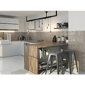 3x12 Palermo Collection Smoke Gray Glazed Ceramic Tile Backsplash Wall Bath (1SF, 4pcs)