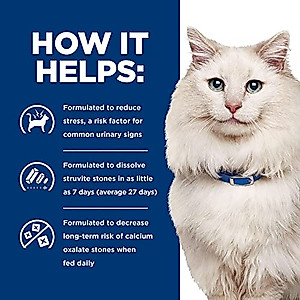 Hill's Prescription Diet c/d Multicare Stress Urinary Care with Chicken Dry Cat Food, Veterinary Diet, 8.5 lb. Bag