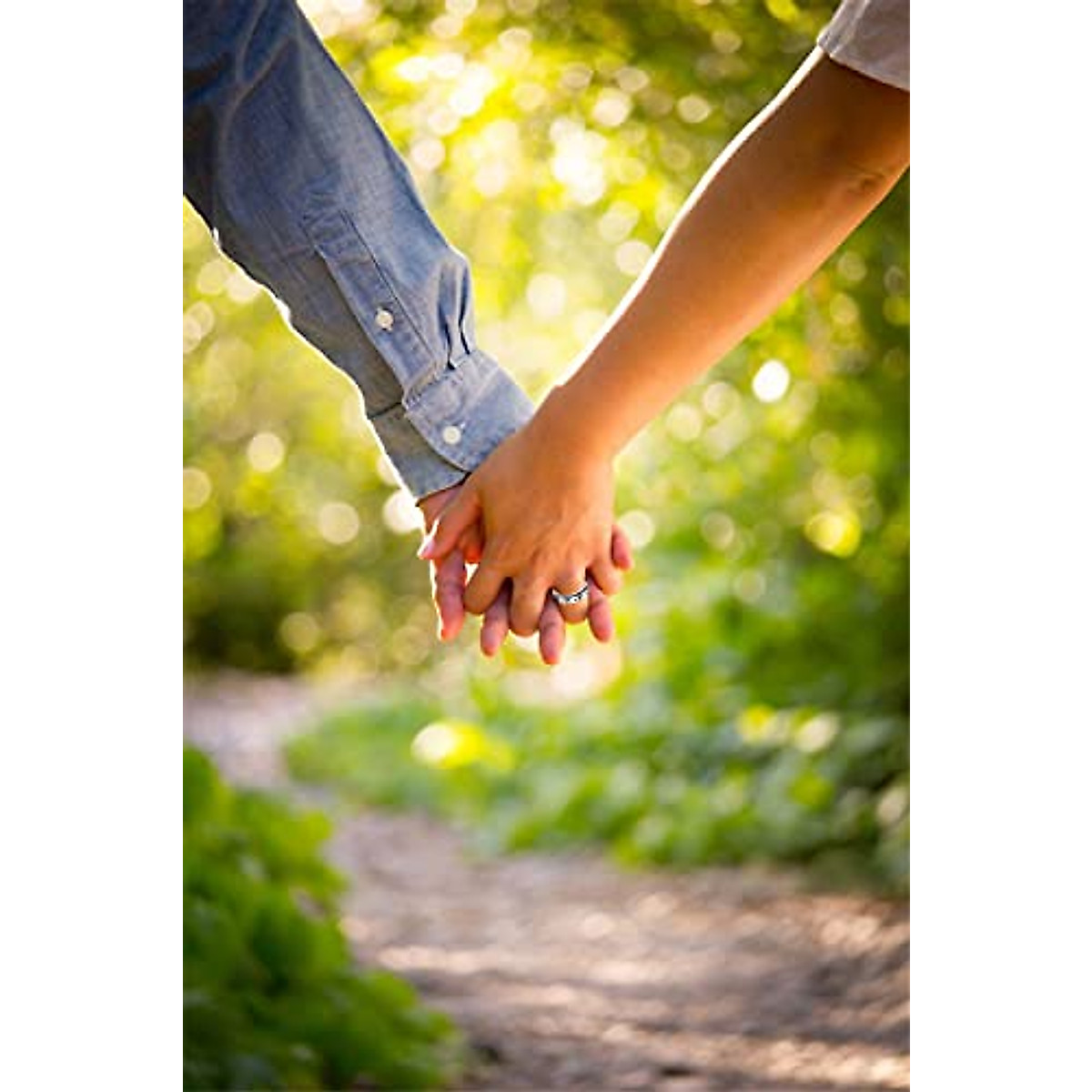 WLPCIV Stainless Steel Spinner Ring for Women Men Fidget Bands Anxiety Rings Relieving Stress Moon Star Engagement Wedding Promise Band Rings, Silver Size 6