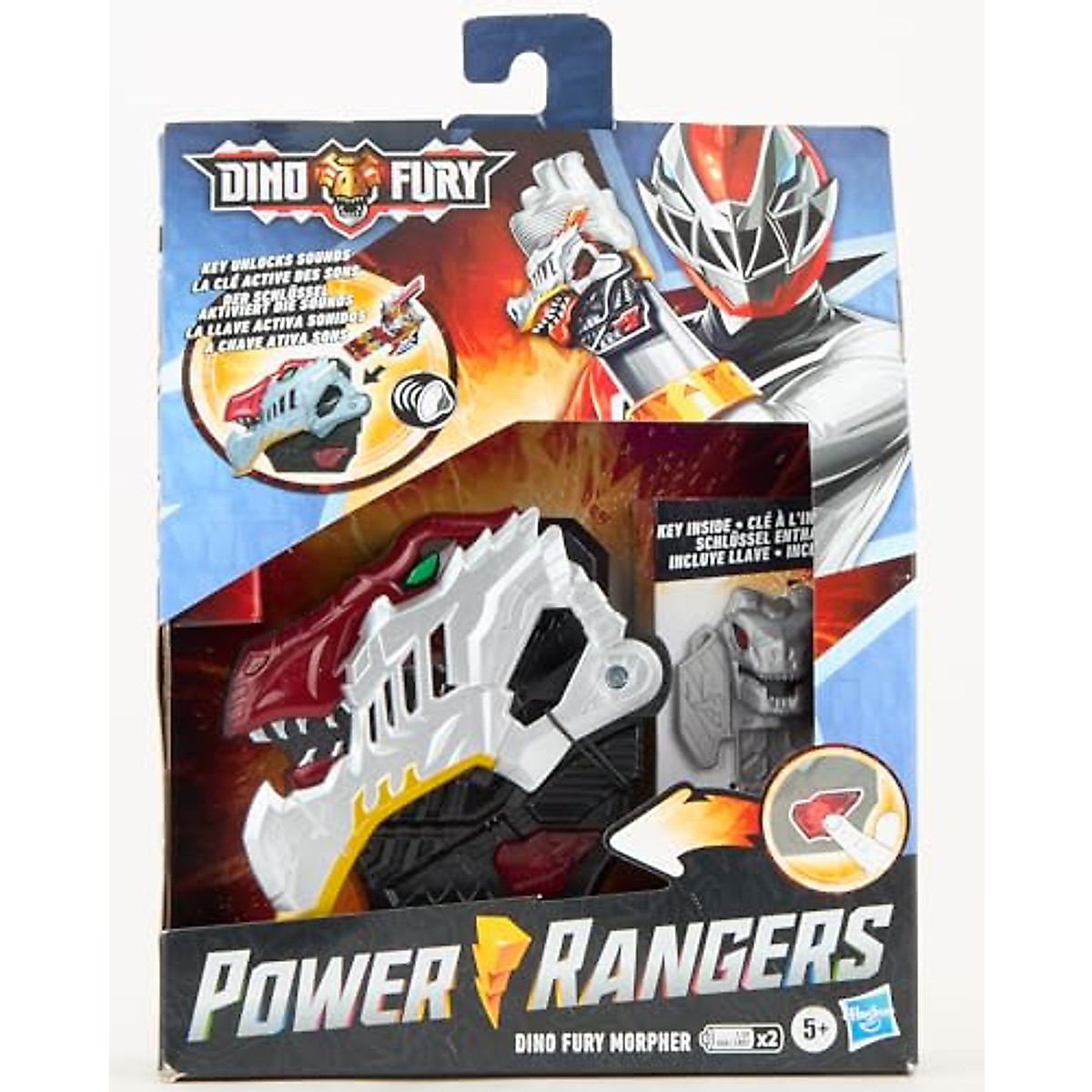 Power Rangers Playskool Dino Fury Morpher Electronic Toy with Lights and Sounds includes Dino Fury Key Inspired TV Show Ages 5 and Up