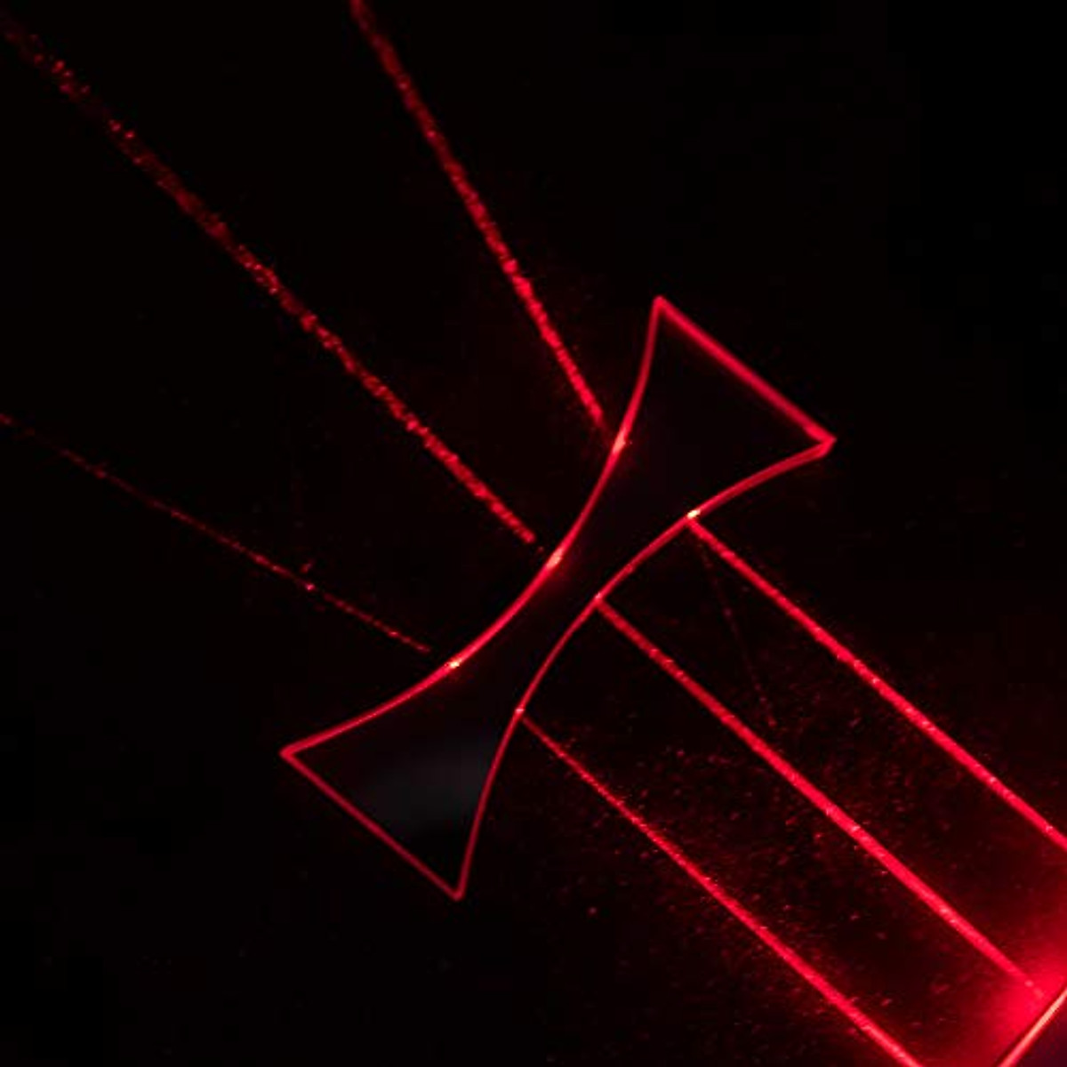 StayMax Concave Convex Lens Set Optical Glass Lens for Physics Teaching 2 Pack