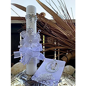 First Communion Candle Set for a Girl