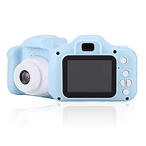 Eulbevoli Kid Camera IPS Color Screen 1080P 2.0 inch One-Button Operation Children's Digital Camera Fun and Practical,for Children(Blue, 12)