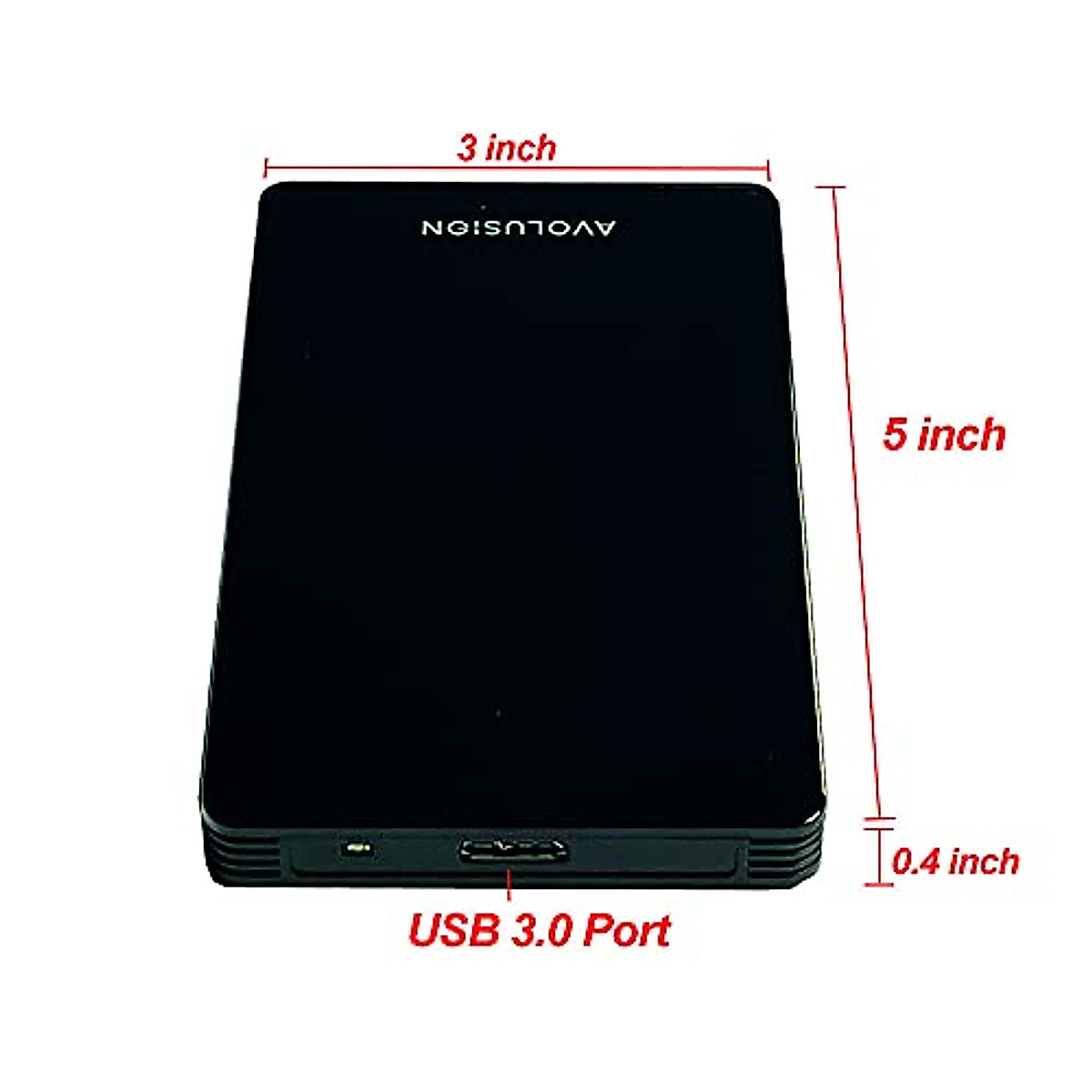 Avolusion HD250U3-Z1-PRO 1TB USB 3.0 Portable External Gaming Hard Drive (for Xbox One X, S & Series X|S - Pre-Formatted) - 2 Year Warranty