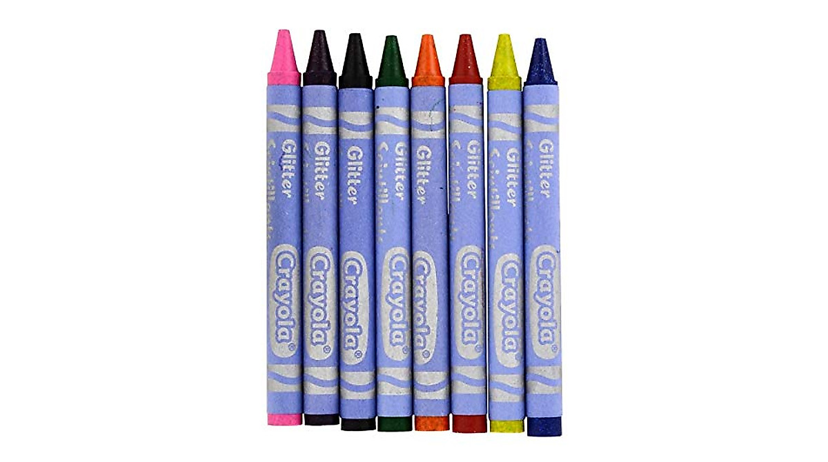 Shimmering Crayola Glitter Crayons - 8 Count