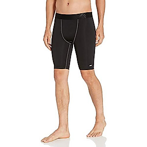 Amazon Essentials Men's Control Tech 9" Short, Black, Small
