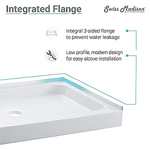 Swiss Madison SM-SB516 Voltaire 48x32 Shower Base