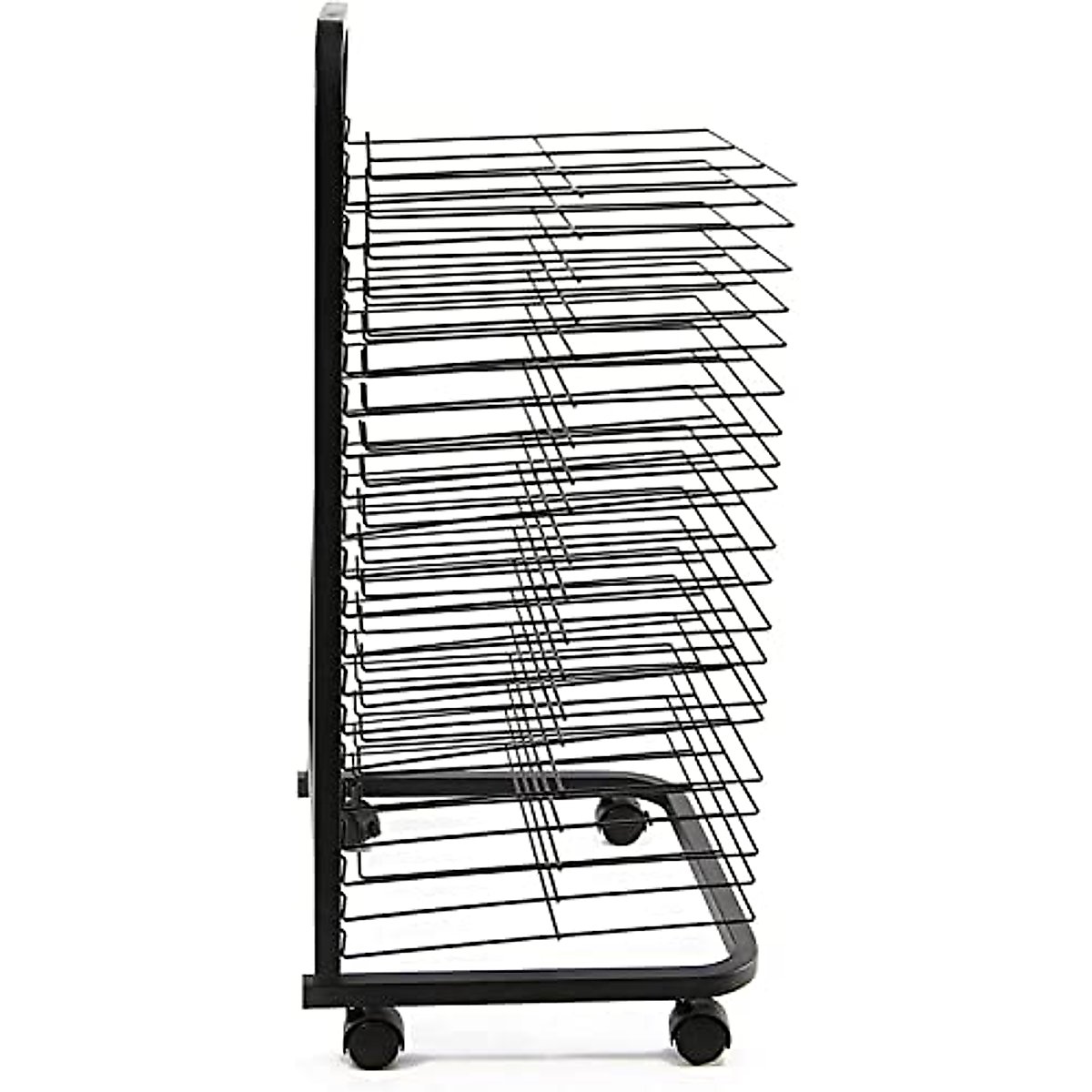 CENAP Art Drying Rack, Mobile Classroom Drying Rack with Wire Rack for Art Studio and Home use, Drying and Printing Rack (Size : 35-Layer)