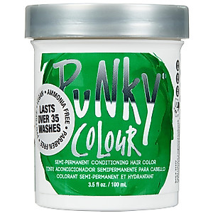 Punky Apple Green Semi Permanent Conditioning Hair Color, 3.5oz