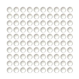 Door Stoppers for Wall, 8 * 4mm Door Knob Wall Protector 100pcs Small Hemispherical Quiet Soft Clear Silicone Shock Absorbent Door Wall Protector