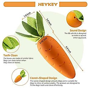 HEYKEY Squeaky Dog Chew Toys for Aggressive Chewers, Indestructible Dog Toys for Aggressive Chewers, Tough Durable Teeth-Cleaning Rubber Squeaky Dog Chew Toys for Puppy Medium Large Dogs, Milk Flavor