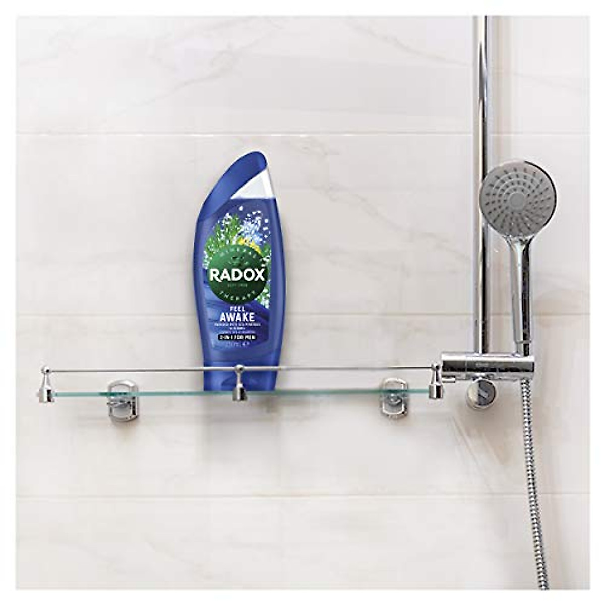 Radox Feel Awake Fragrance 2-in-1 Shower and Shampoo 250 ml - Pack of 6