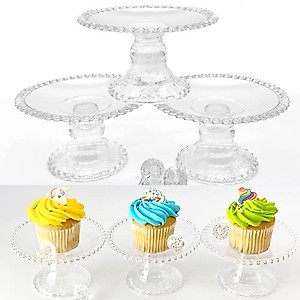 12pc Cupcake Serving Plate Stand Display (Clear)