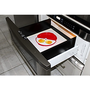 Dependable Industries inc. Essentials Microwaveable Microwave Omelet Pan and 2 Cavity Egg Poacher Set BPA Free Plastic Quick Egg Maker