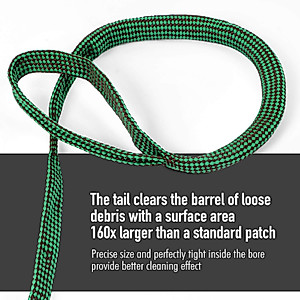 Gogoku 2Pack Bore Rope Brush Gun Cleaner Cleaning Snakes, Barrel Snake Rifle Shotgun for .223 & .308/7.62mm(2PS Combo)