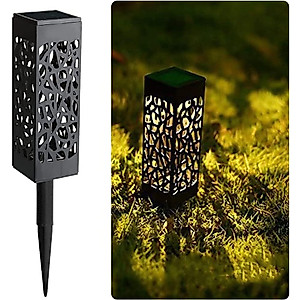 MAGGIFT 8 Pcs Solar Powered LED Garden Lights, Solar Path Lights Outdoor, Automatic Led Halloween Christmas Decorative Landscape Lighting for Patio, Yard and Garden