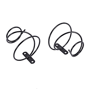 Hessenboom HANFAIRS 3Pack Simple Single Bottle Wall-Mounted Wine Rack, Wine Bottle Display Rack, Metal Hanging Wine Rack,Black