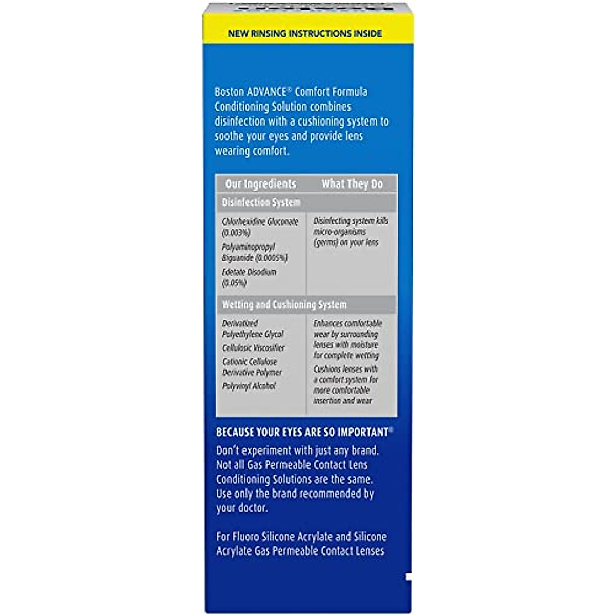 Bausch + Lomb Boston Advance Conditioning Solution - 3.5 oz, Pack of 6