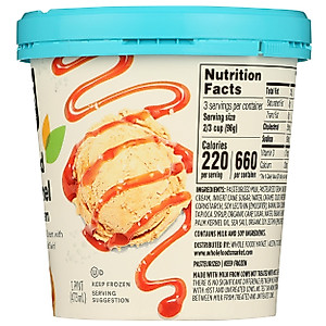 365 by Whole Foods Market, Ice Cream Salted Caramel, 16 Ounce